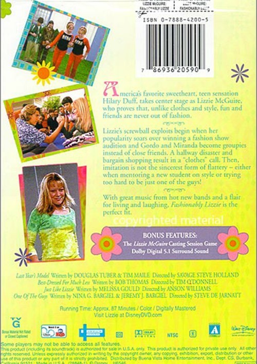 Lizzie McGuire: Volume 1 - Fashionably Lizzie (DVD) | DVD Empire