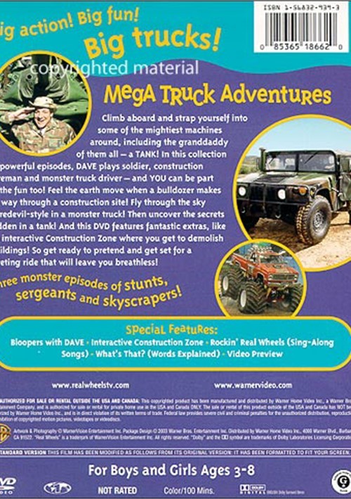 Real Wheels: Mega Truck Adventures (DVD 2003) | DVD Empire