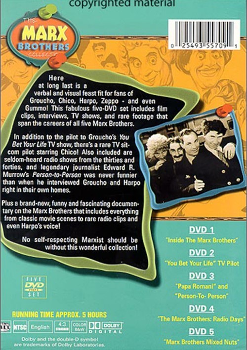 Marx Brothers Collection, The (DVD 2003) | DVD Empire
