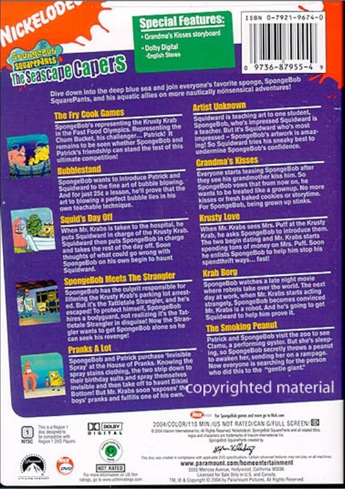 SpongeBob SquarePants: The Seascape Capers (DVD 2004) | DVD Empire