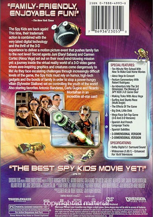 Spy Kids 3-D: Game Over (DVD 2003) | DVD Empire