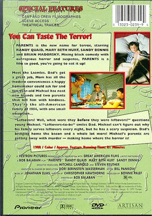 Parents (DVD 1989) | DVD Empire