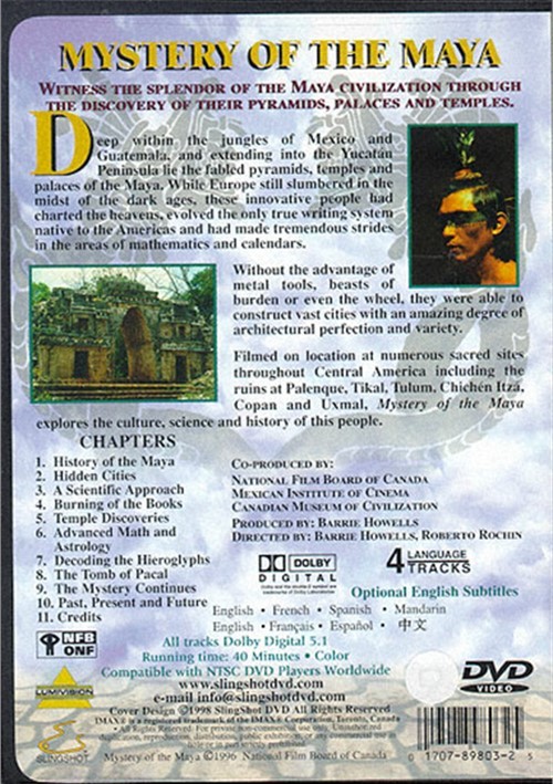 IMAX: Mystery of the Maya (DVD 1996) | DVD Empire