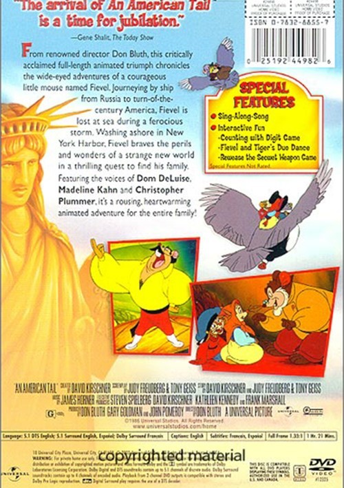 An American Tail (DVD 1986) | DVD Empire