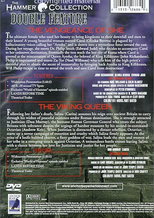 Hammer Collection, The: The Vengeance Of She/The Viking Queen (DVD 1967 ...
