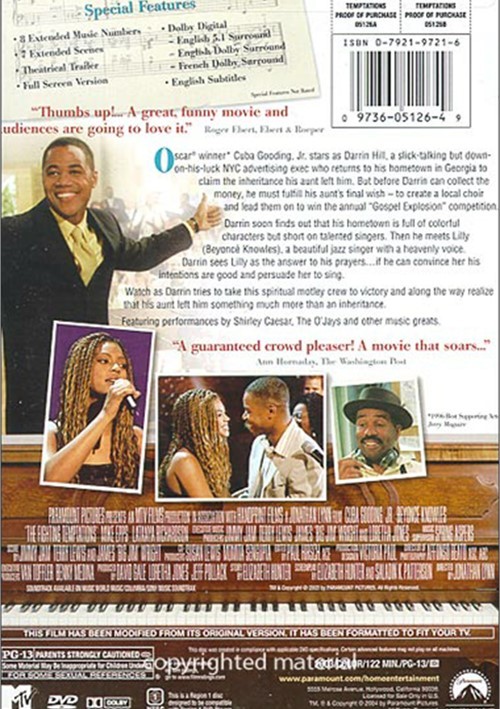 Fighting Temptations, The (Fullscreen) (DVD 2003) | DVD Empire