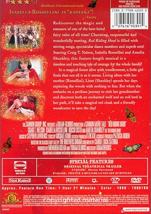 Red Riding Hood (DVD 1988) | DVD Empire