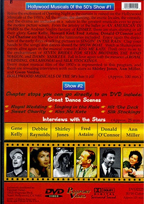 Hollywood Musicals Of The 50's (DVD) | DVD Empire