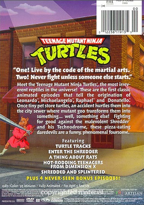 Teenage Mutant Ninja Turtles: Season 1 (DVD 1987) | DVD Empire