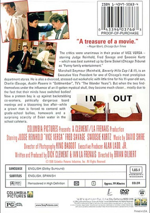 Vice Versa (DVD 1988) | DVD Empire