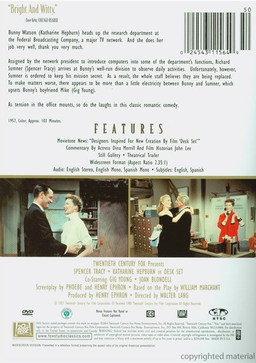 Desk Set (Repackage) (DVD 1957) | DVD Empire