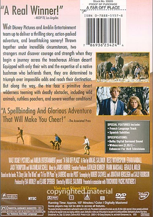 Far Off Place, A (DVD 1993) | DVD Empire