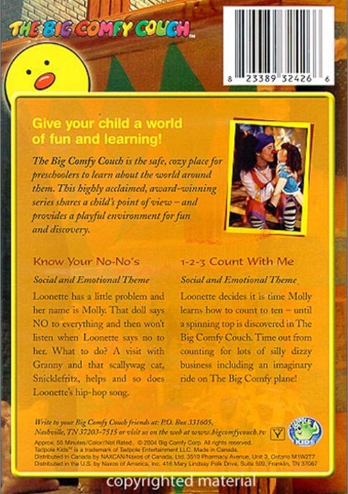 Big Comfy Couch: Know Your No-No's / 1-2-3 Count With Me (DVD 2004 ...