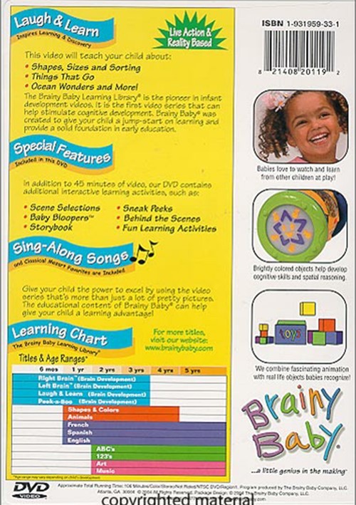 Brainy Baby: Laugh & Learn (DVD 2004) | DVD Empire