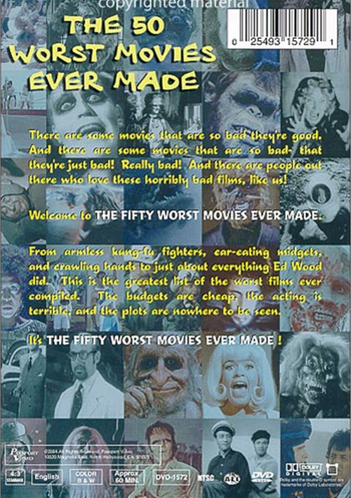 50 Worst Movies Ever Made, The (DVD 2004) | DVD Empire