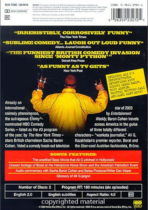 Da Ali G Show: The Complete First Season (DVD 2004) | DVD Empire