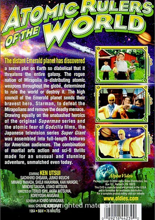 Atomic Rulers Of The World (DVD 1964) | DVD Empire