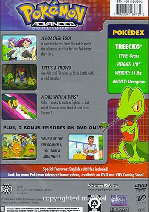Pokemon Advanced: Volume 2 - Tree's A Crowd (DVD 1997) | DVD Empire
