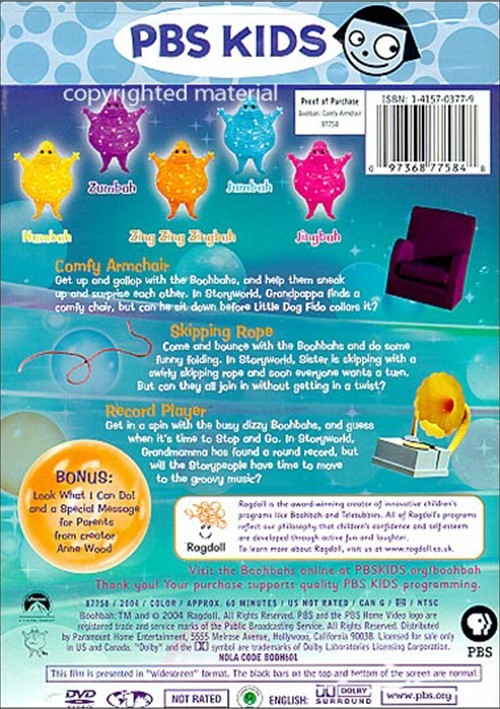 Boohbah: Comfy Armchair (DVD 2004) | DVD Empire