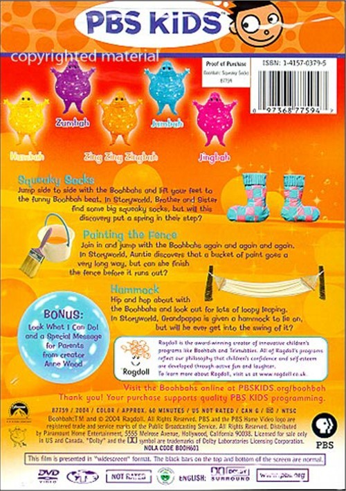 Boohbah: Squeaky Socks (DVD 2004) | DVD Empire