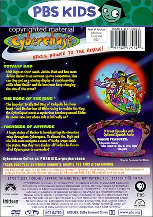 Cyberchase: Totally Rad (DVD 2004) | DVD Empire