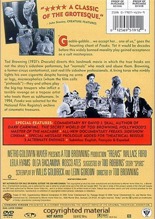 Freaks (DVD 1932) | DVD Empire