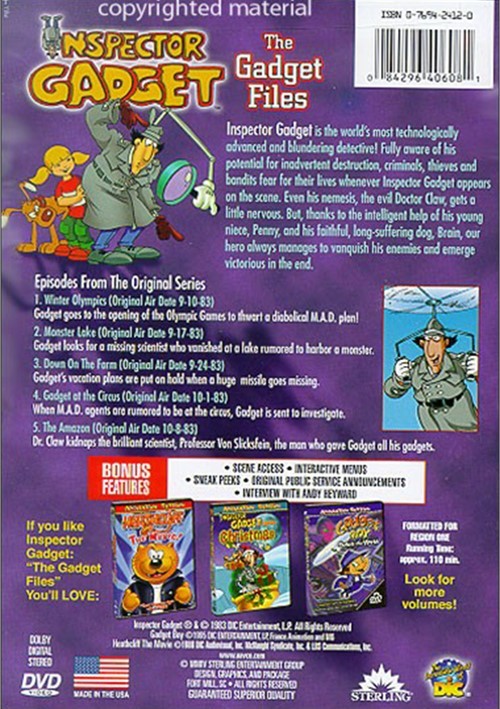 Inspector Gadget: The Gadget Files (DVD 1983) | DVD Empire