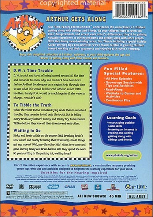 Arthur Gets Along (DVD 2004) | DVD Empire