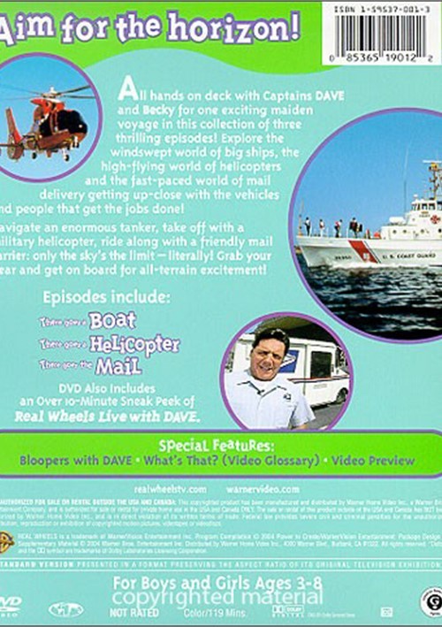 Real Wheels: Land, Sea & Air Adventures (DVD 2004) | DVD Empire