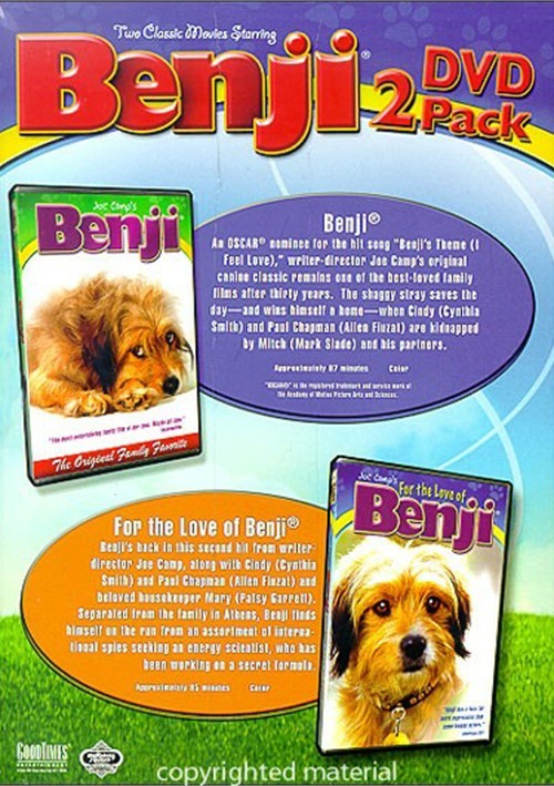 Benji DVD 2 Pack (DVD 1977) | DVD Empire
