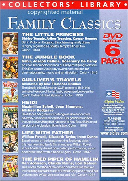 Family Classics (6 DVD Box Set) (Alpha) (DVD 1939) | DVD Empire