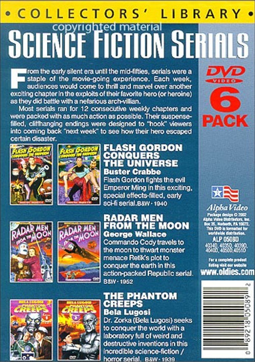 Science Fiction Serials (6 DVD Box Set) (Alpha) (DVD 1939) | DVD Empire