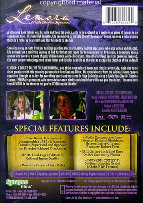 Lemora: A Child's Tale Of The Supernatural (DVD 1973) | DVD Empire
