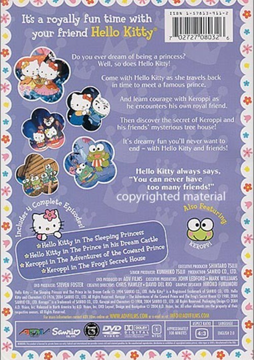 Hello Kitty & Friends: Princess Dreams (DVD 1994) | DVD Empire