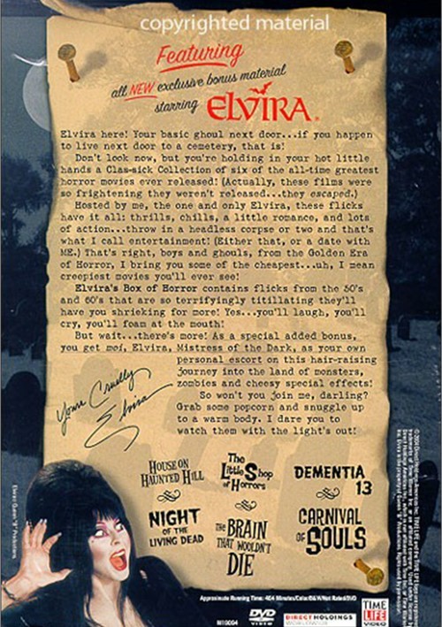 Elvira Horror Box Set (DVD 2004) | DVD Empire
