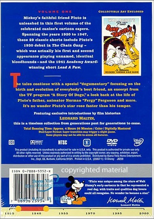 Complete Pluto, The: Volume 1 - Walt Disney Treasures Limited Edition ...
