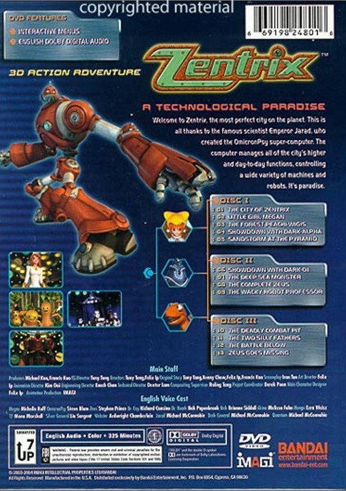 Zentrix: Collection One (DVD 2004) | DVD Empire