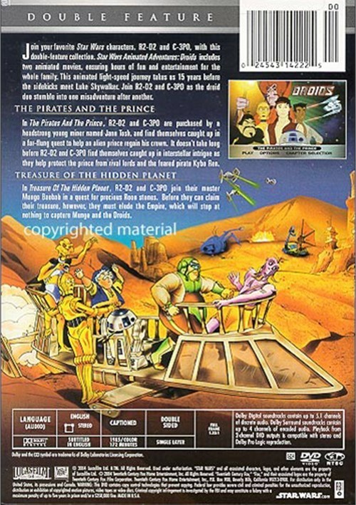 Star Wars Animated Adventures: Droids (DVD 1985) | DVD Empire