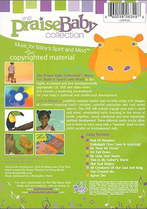 Praise Baby Collection, The: God Of Wonders (DVD 2004) | DVD Empire