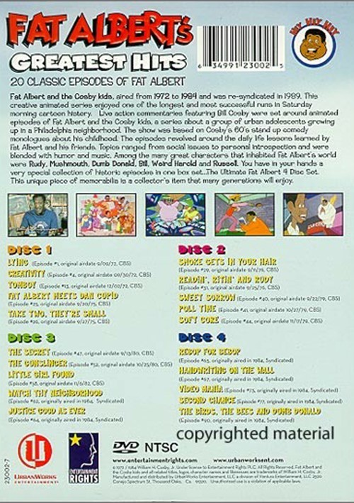 Fat Albert's Greatest Hits: The Ultimate Collection 4 Disc Set (DVD ...