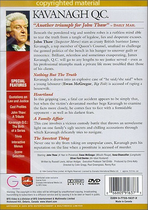 Kavanagh Q.C. (DVD 1994) | DVD Empire