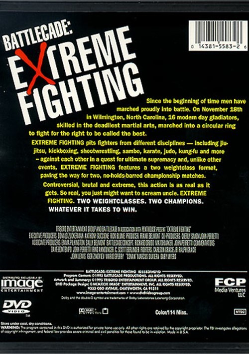 Battlecade: Extreme Fighting #1 (DVD 1995) | DVD Empire