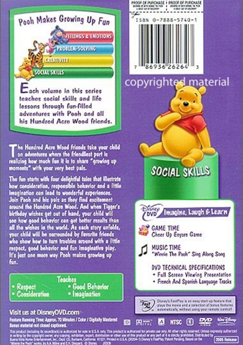 Growing Up With Winnie The Pooh: A Great Day Of Discovery (DVD 2004 ...