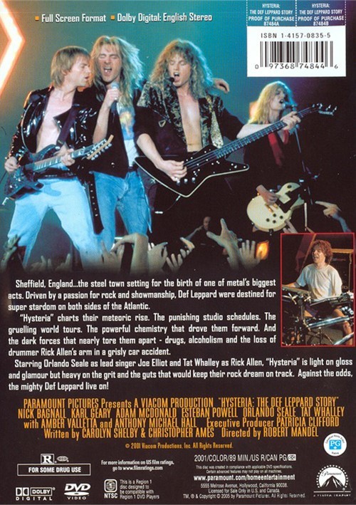 Hysteria: The Def Leppard Story (DVD 2001) | DVD Empire