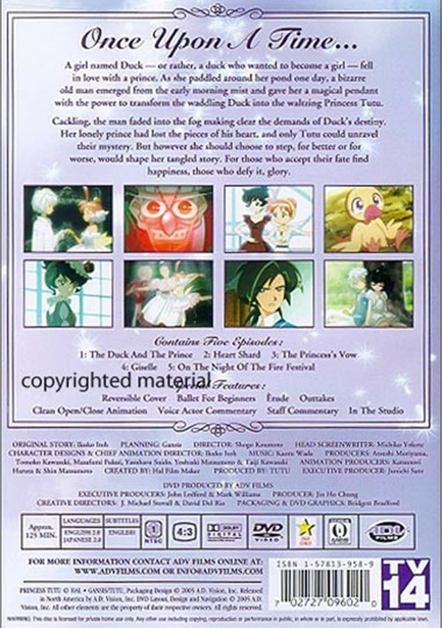 Princess Tutu: Volume 1 - Marchen (DVD 2004) | DVD Empire