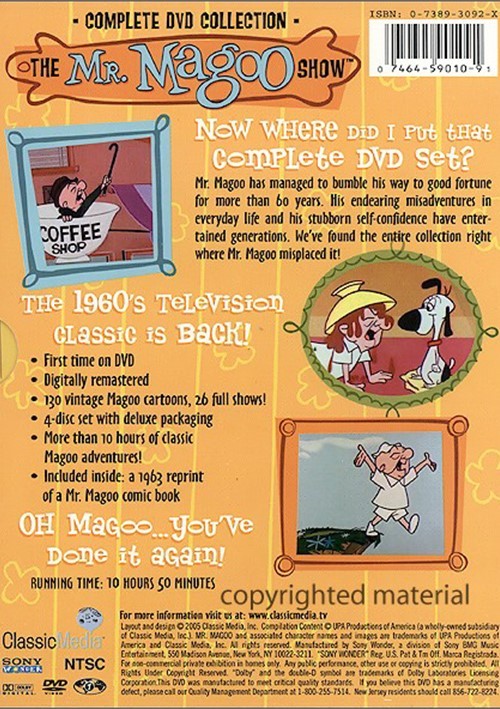 Mr. Magoo Show, The: Complete DVD Collection (DVD 1964) | DVD Empire