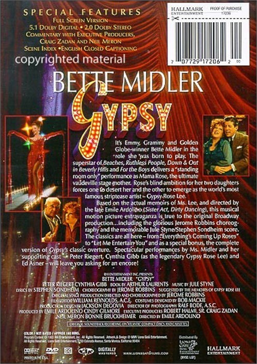 Gypsy (DVD 1993) | DVD Empire