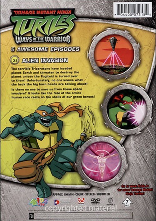 Teenage Mutant Ninja Turtles: Ways Of The Warrior - Alien Invasion (DVD ...