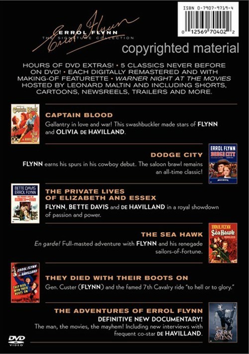 Errol Flynn: The Signature Collection (DVD 1935) | DVD Empire