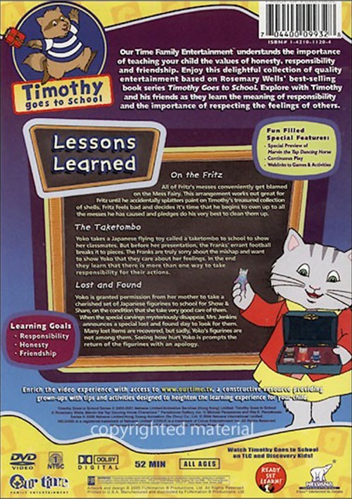 Timothy Goes To School: Lessons Learned (DVD 2000) | DVD Empire